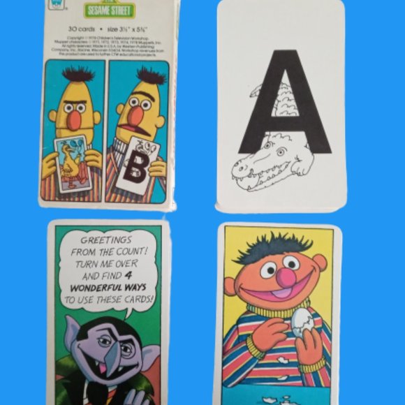 Western Publishing Company | Other | Vintage Sesame Street Alphabet ...